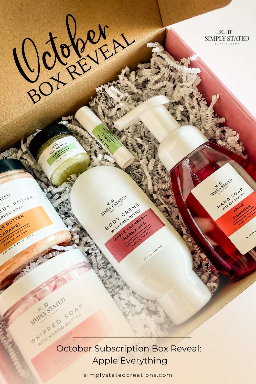 October Subscription Box Reveal: Apple Everything – Simply Stated Creations