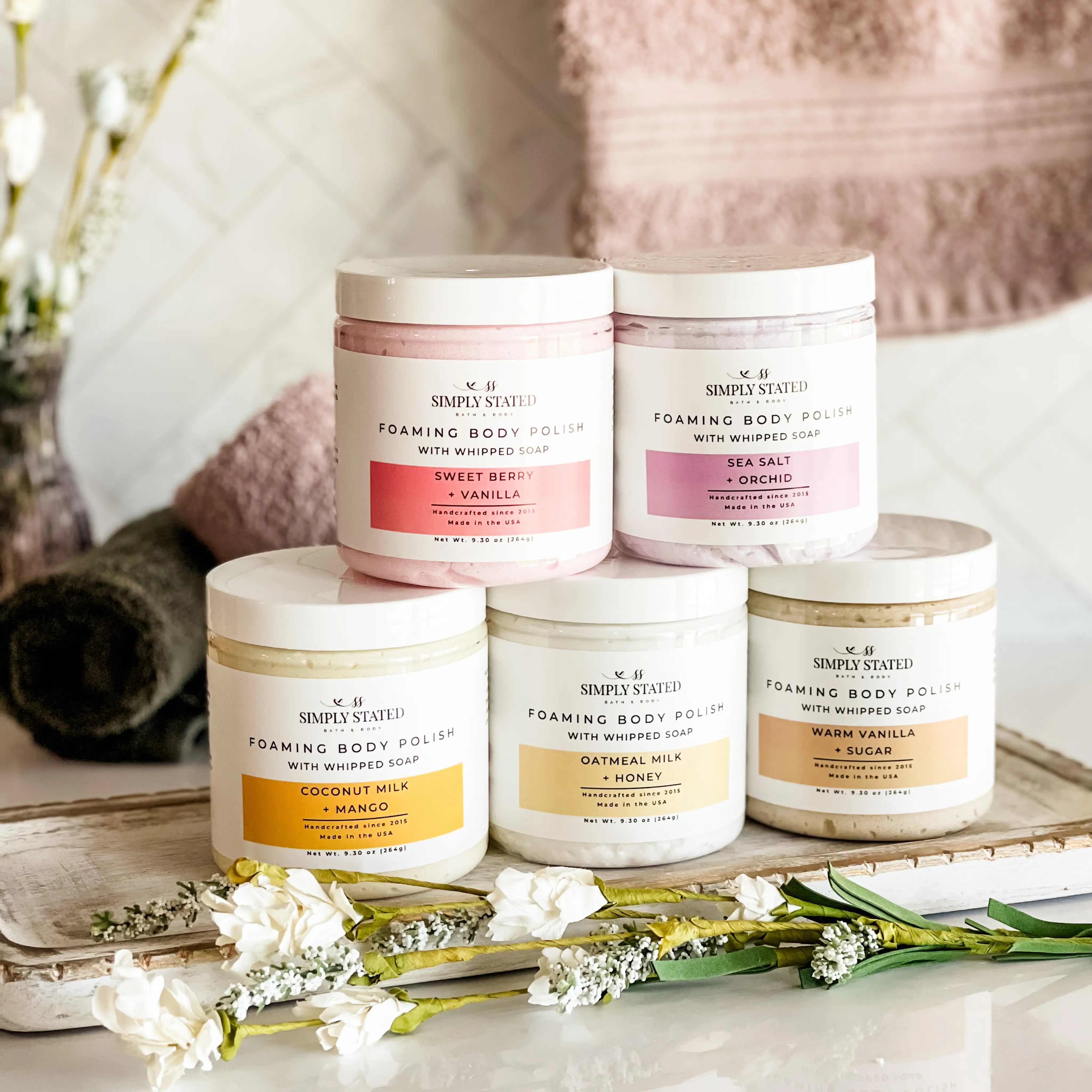 Body Polish & Foaming Body Polish | Simply Stated – Simply Stated Creations