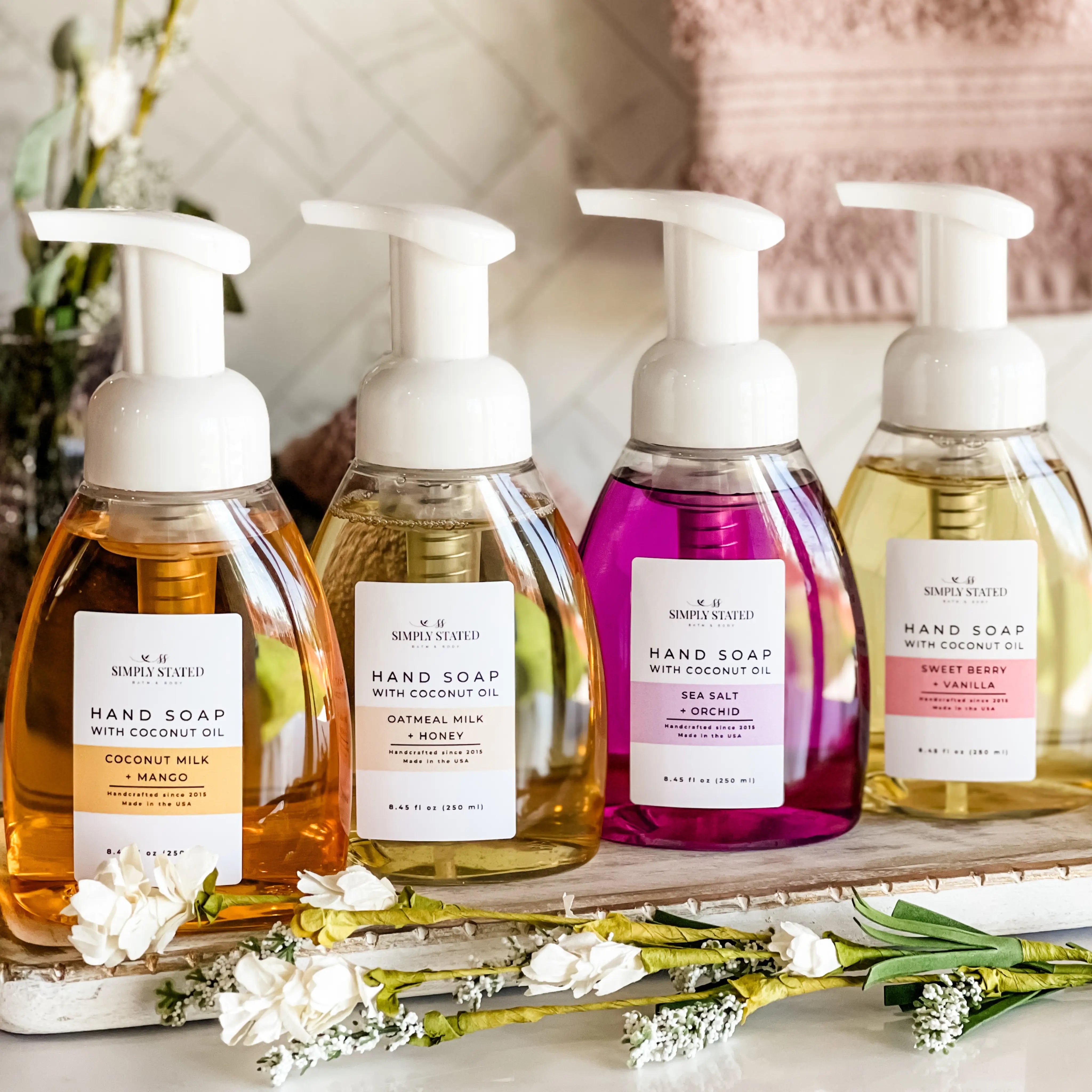 Foaming Hand Soap | Gentle Clean in Signature Scents | Simply Stated ...